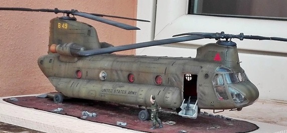 Boeing Ch-47A "Chinook" - Massimo De Luca - kit Trumpeter 1/72
